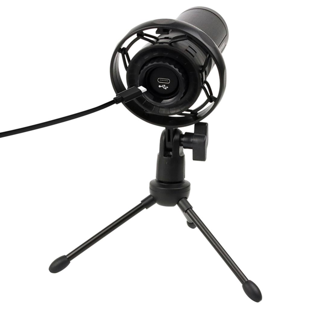 Microfone Tripe De Gravacao Gamer Usb Com Led Rgb Usb Profissional U850 ...