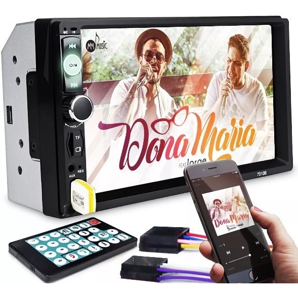 Central Multimídia Mp5 Automotivo Espelhamento Android Ios Luuk Young