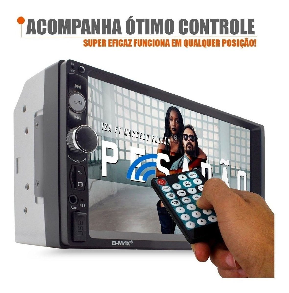 Central Multimídia Mp5 Automotivo Espelhamento Android Ios Luuk Young