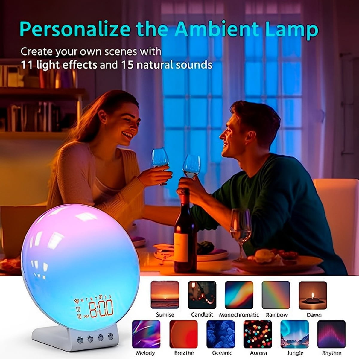 Luminária De Mesa Lampada Inteligente Wi-fi Smart Alexa Google ...